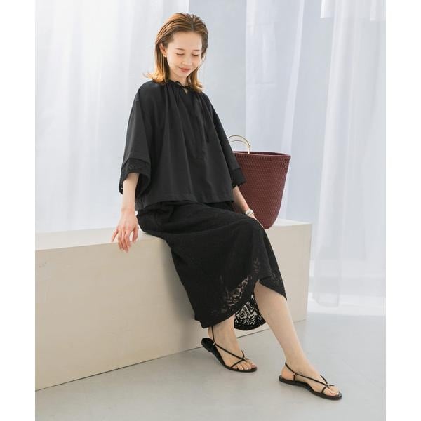 アーバンリサーチ ロッソ（URBAN RESEARCH ROSSO）/レース切替ワンピース