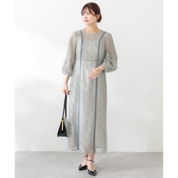 アーバンリサーチ ロッソ（URBAN RESEARCH ROSSO）/kaene　パイピングレースエプロンドレス