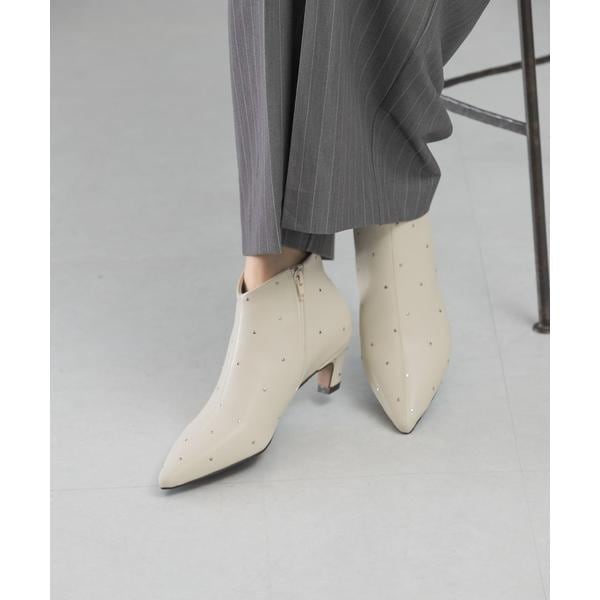 アーバンリサーチ ロッソ（URBAN RESEARCH ROSSO）/LE VERNIS　Stud pointed boots