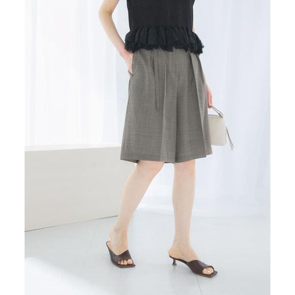 アーバンリサーチ ロッソ（URBAN RESEARCH ROSSO）/リネンライクハーフパンツ