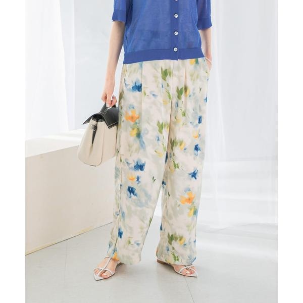 アーバンリサーチ ロッソ（URBAN RESEARCH ROSSO）/フラワープリントイージーパンツ