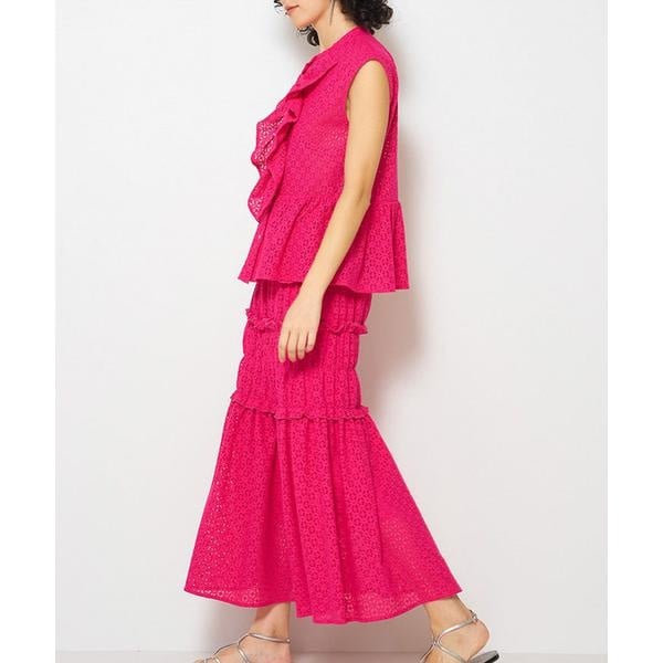 アーバンリサーチ ロッソ（URBAN RESEARCH ROSSO）/Mewl　アイレットレーススカート