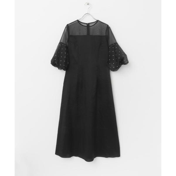 アーバンリサーチ ロッソ（URBAN RESEARCH ROSSO）/kaene　デザインオーガンミックスドレス