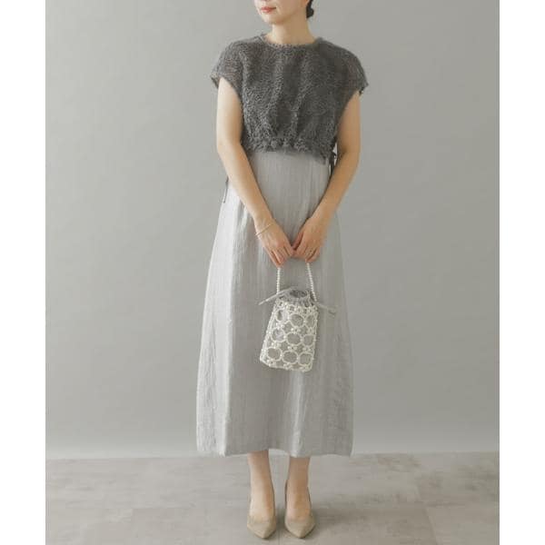 アーバンリサーチ ロッソ（URBAN RESEARCH ROSSO）/kaene　チュールボレロハイウエストドレス