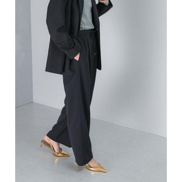 アーバンリサーチ ロッソ（URBAN RESEARCH ROSSO）/イージーケアウーステッドストレートパンツ