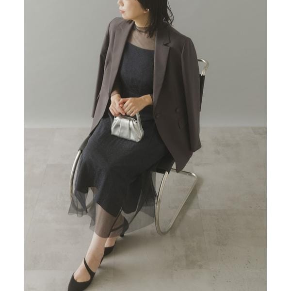 アーバンリサーチ ロッソ（URBAN RESEARCH ROSSO）/kaene　ラメチュールメローワンピース