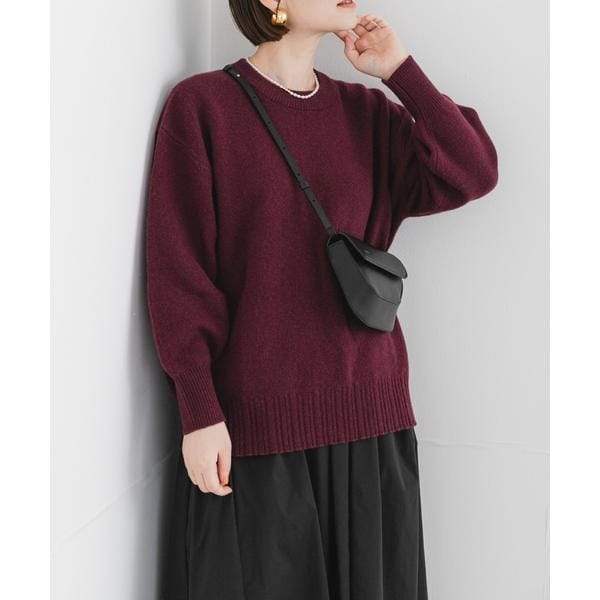 アーバンリサーチ ロッソ（URBAN RESEARCH ROSSO）/F by ROSSO　ハミルトンクルーネックニット