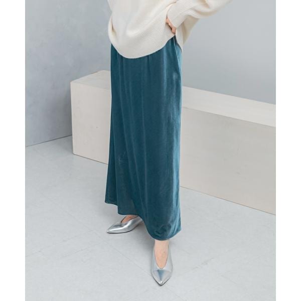 アーバンリサーチ ロッソ（URBAN RESEARCH ROSSO）/ベロアロングスカート