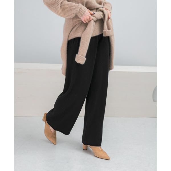 アーバンリサーチ ロッソ（URBAN RESEARCH ROSSO）/メリノウールニットパンツ