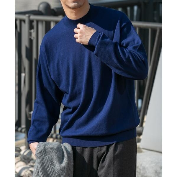 アーバンリサーチ ロッソ（URBAN RESEARCH ROSSO）/コットンカシミヤモックネックニット