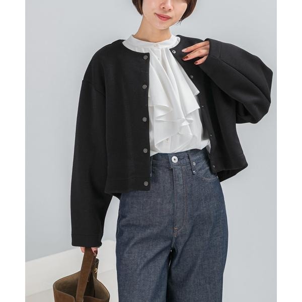 アーバンリサーチ ロッソ（URBAN RESEARCH ROSSO）/ブライトダンボール釦デザインプルオーバー