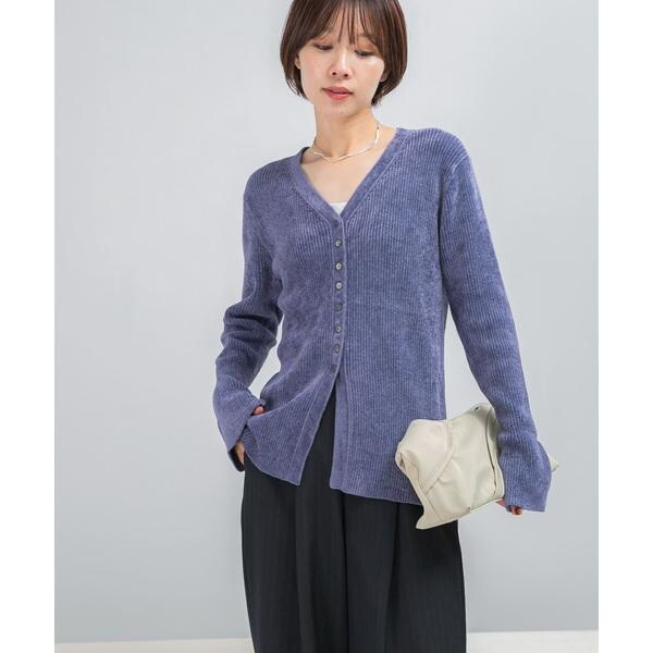 アーバンリサーチ ロッソ（URBAN RESEARCH ROSSO）/モールVネックニットカーディガン