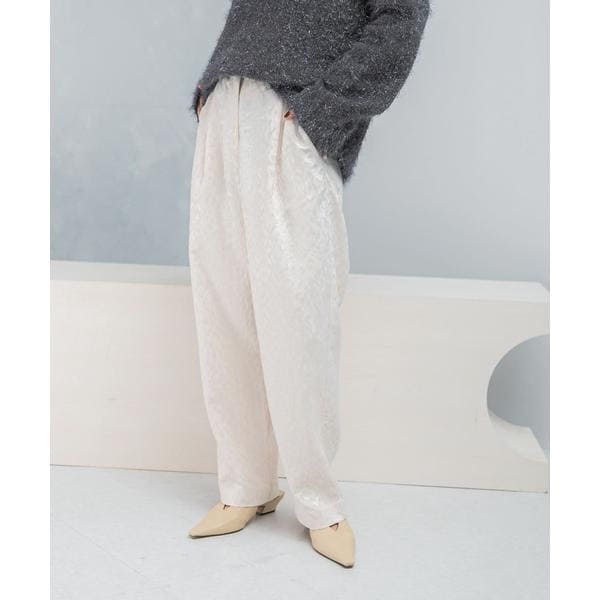 アーバンリサーチ ロッソ（URBAN RESEARCH ROSSO）/ジャガードタックパンツ