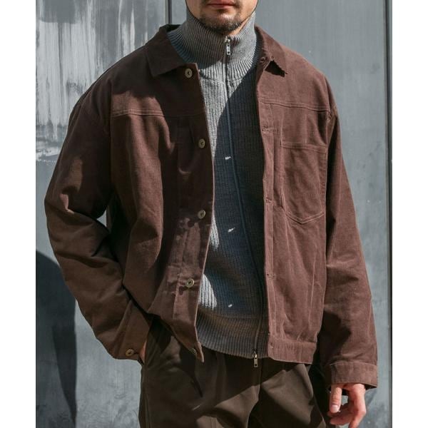 アーバンリサーチ ロッソ（URBAN RESEARCH ROSSO）/『XLサイズあり』リラックスコーデュロイブルゾン
