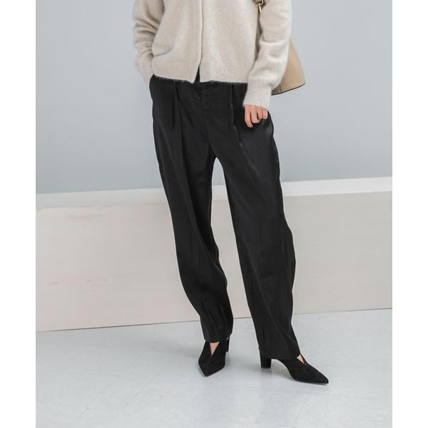 アーバンリサーチ ロッソ（URBAN RESEARCH ROSSO）/ウール混2WAYサテンパンツ