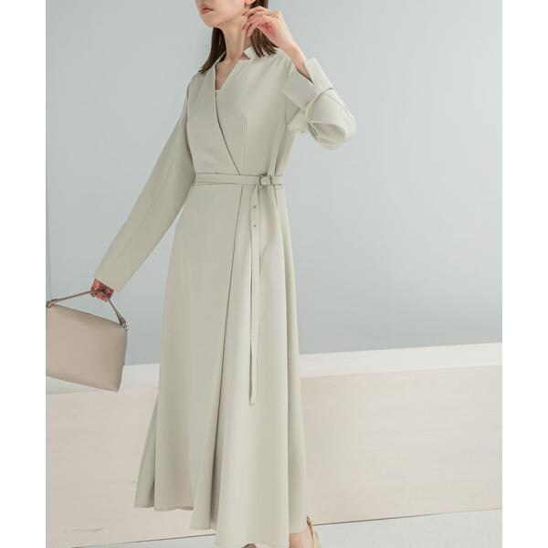 アーバンリサーチ ロッソ（URBAN RESEARCH ROSSO）/ベルトデザインカシュクールワンピース