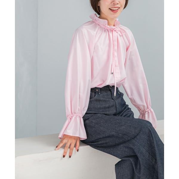 アーバンリサーチ ロッソ（URBAN RESEARCH ROSSO）/フリルカラーブラウス