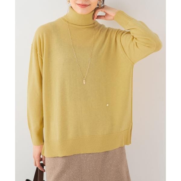 アーバンリサーチ ロッソ（URBAN RESEARCH ROSSO）/F by ROSSO　ウォッシャブル抗ピルタートルニット