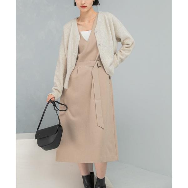 アーバンリサーチ ロッソ（URBAN RESEARCH ROSSO）/『UR TECH』　 ジャンパーワンピース