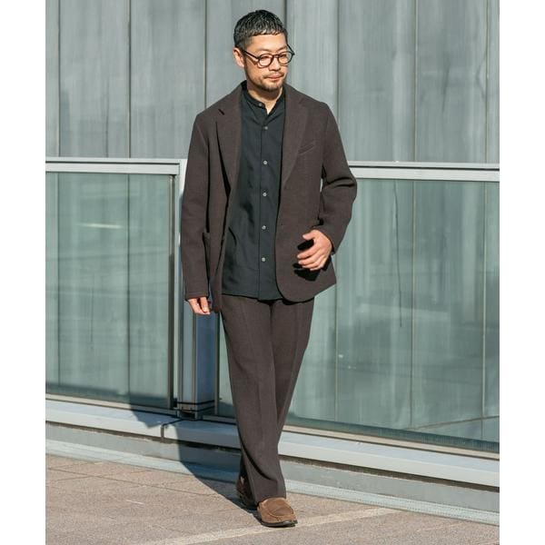 アーバンリサーチ ロッソ（URBAN RESEARCH ROSSO）/『XLサイズあり』light meltonセットアップ