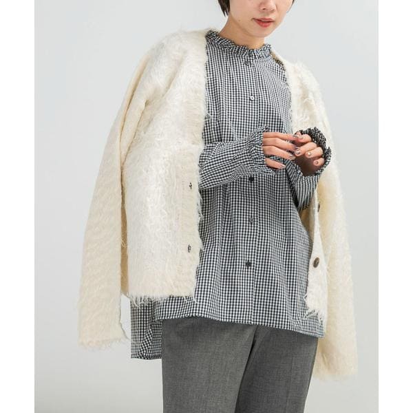 アーバンリサーチ ロッソ（URBAN RESEARCH ROSSO）/Torrazzo Donna　Frill Collar Shirt