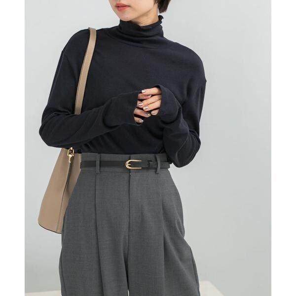 アーバンリサーチ ロッソ（URBAN RESEARCH ROSSO）/コットンカシミヤハイネックカットソー