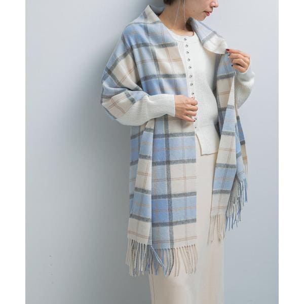 アーバンリサーチ ロッソ（URBAN RESEARCH ROSSO）/カシミヤ混チェックストール