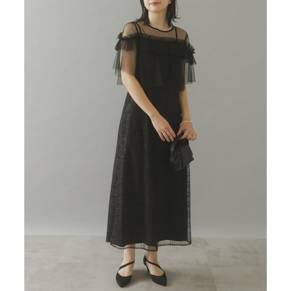 アーバンリサーチ ロッソ（URBAN RESEARCH ROSSO）/kaene　フリルチュールドッキングドレス