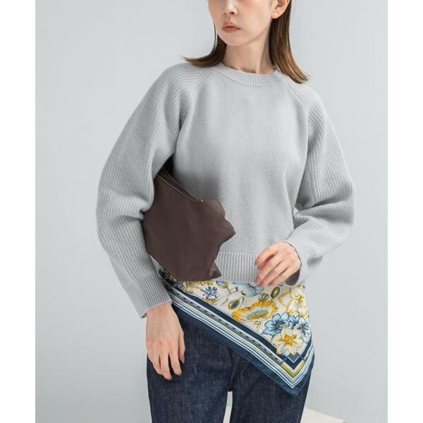 【NEW】アーバンリサーチ ロッソ（URBAN RESEARCH ROSSO）/スーパーファインラムズウールショートニット