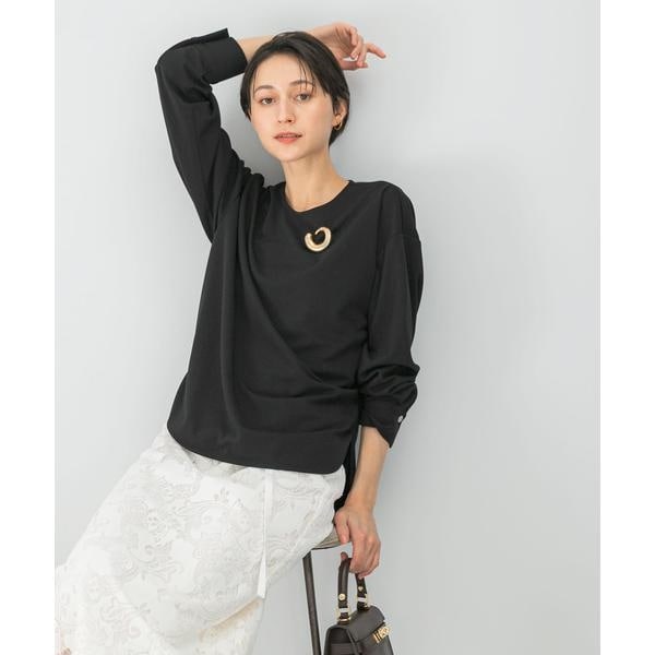 アーバンリサーチ ロッソ（URBAN RESEARCH ROSSO）/ストレッチジョーゼットプルオーバー