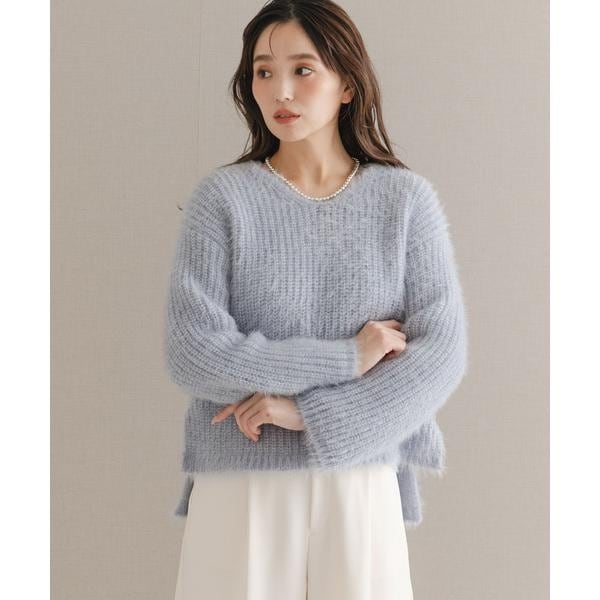 【NEW】アーバンリサーチ ロッソ（URBAN RESEARCH ROSSO）/シャギーVネックニット