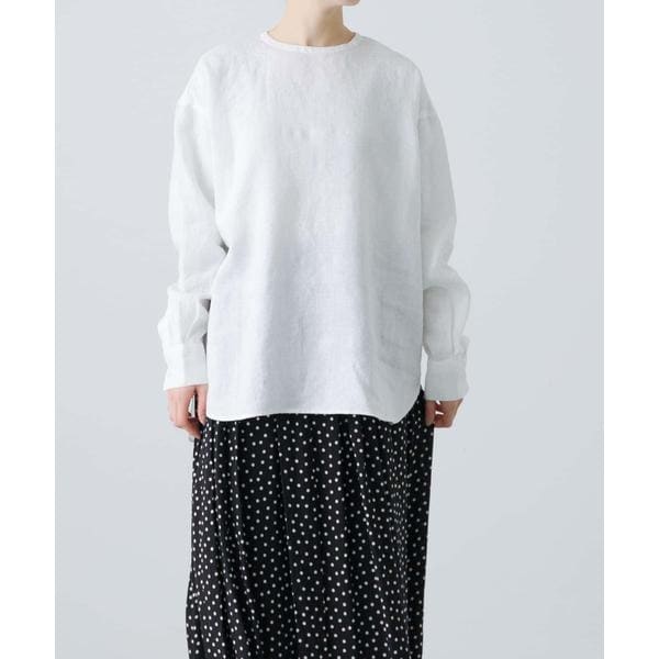 かぐれ（kagure）/リネンクルーネックプルオーバー