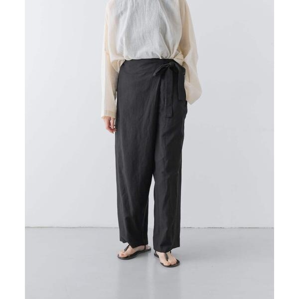 かぐれ（kagure）/コットンリネンラップパンツ