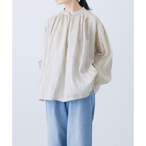 かぐれ（kagure）/リネンスモックブラウス