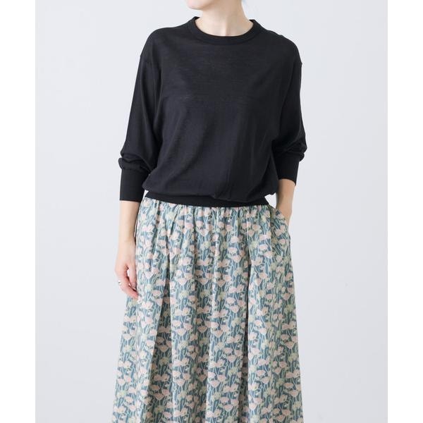 かぐれ（kagure）/コットンエアリー7分袖プルオーバー