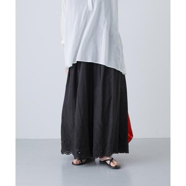 かぐれ（kagure）/刺繍ティアードパンツ