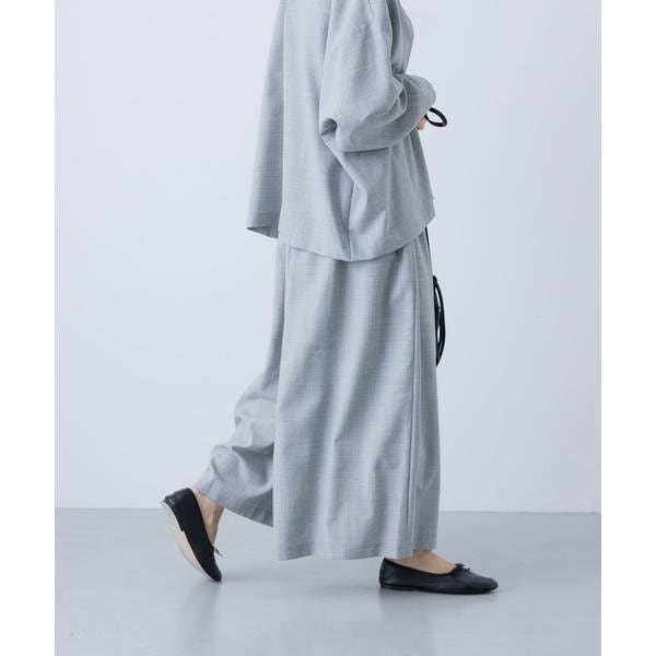 かぐれ（kagure）/Washable wool easy pants