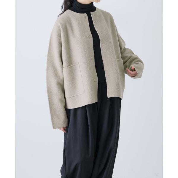 かぐれ（kagure）/圧縮ウールショートジャケット