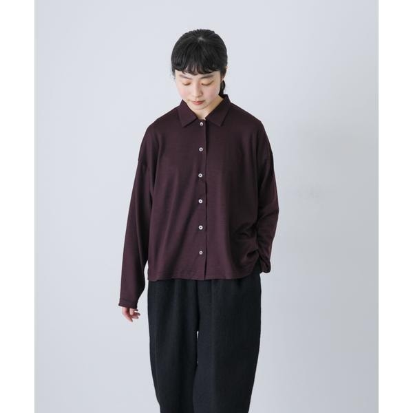 かぐれ（kagure）/ウォッシャブルウールカットシャツ