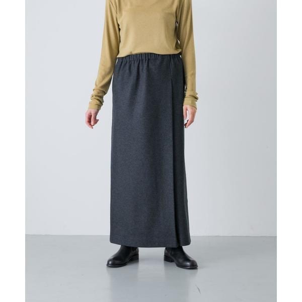 かぐれ（kagure）/ウールカットストレートスカート