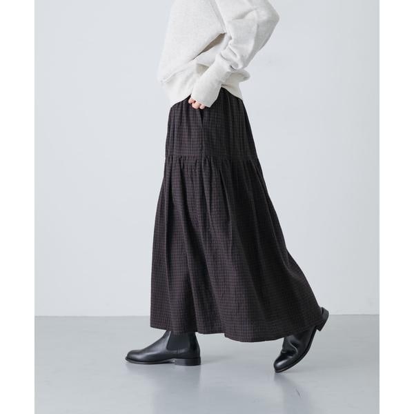 かぐれ（kagure）/ギンガムティアードスカート