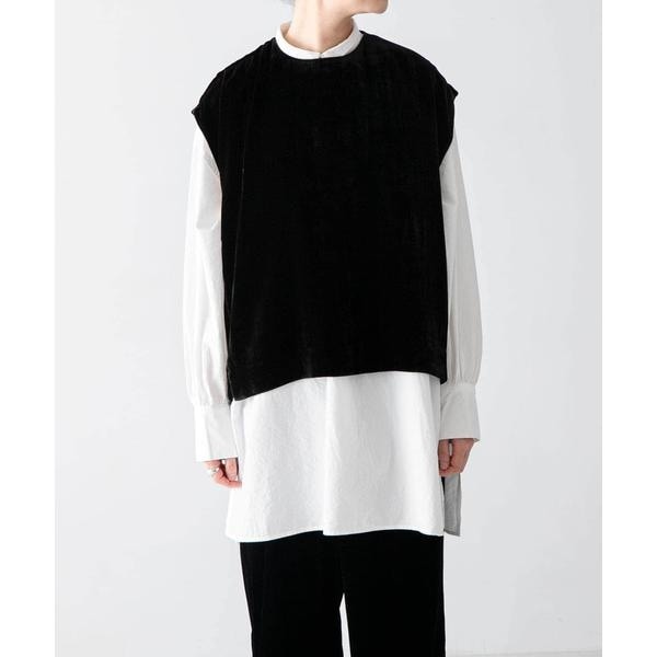 かぐれ（kagure）/レーヨンシルクベルベットプルオーバー