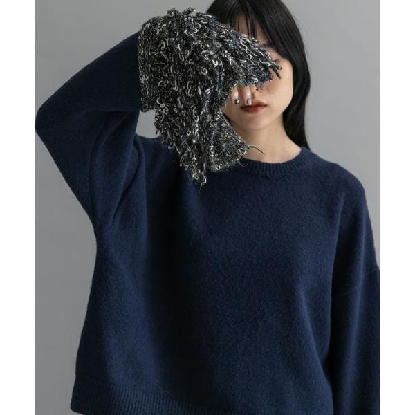 KBF（KBF）/『WEB限定』MIXドッキングニット