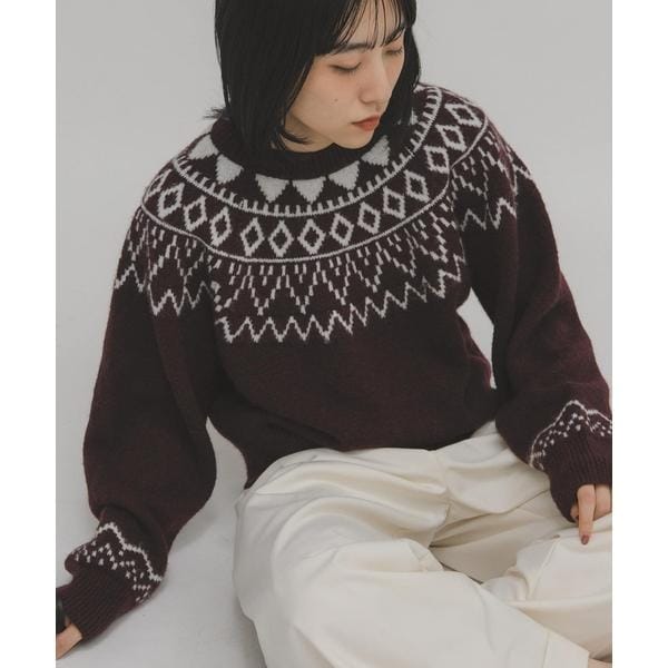 【NEW】KBF（KBF）/ノルディックニット