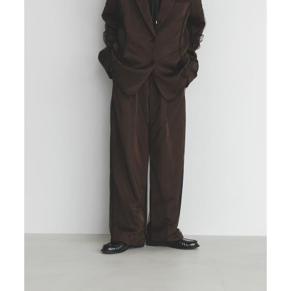 【NEW】KBF（KBF）/サテンチュールパンツ