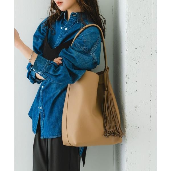 ロデスコ（RODE SKO）/タッセル付シンプルワンハンドルトート