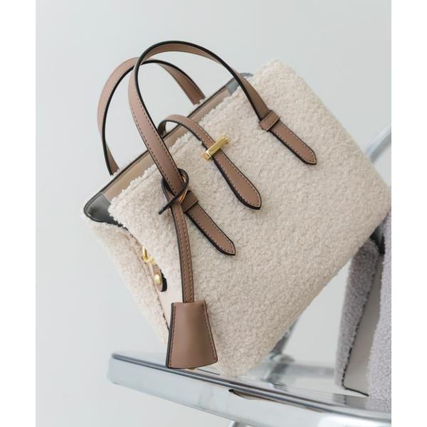 ロデスコ（RODE SKO）/チャーム付ボアミニバッグ