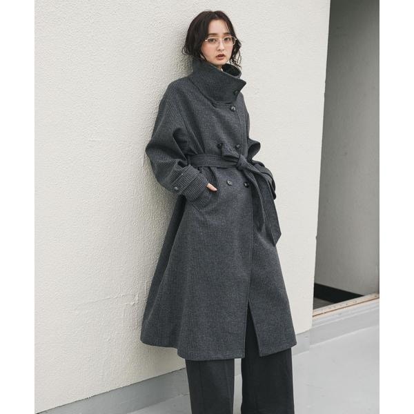 センスオブプレイスバイアーバンリサーチ（SENSE OF PLACE）/スタンドカラーロングコート