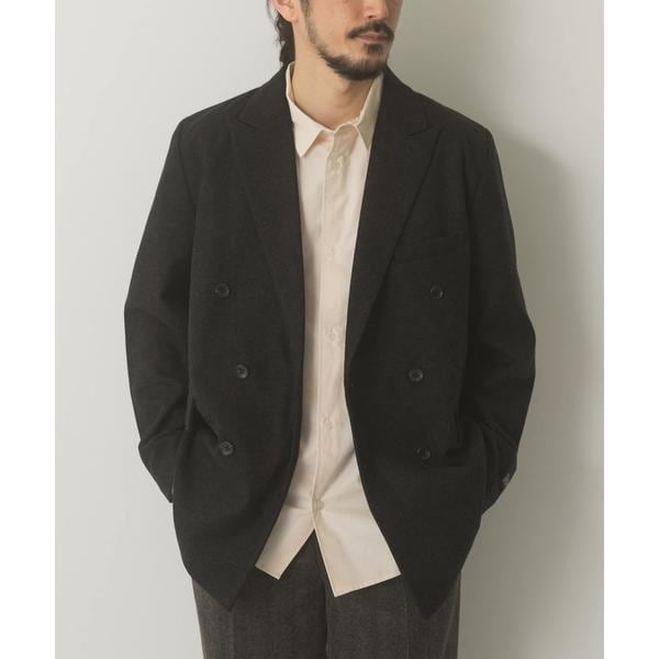 アイテムズ アーバンリサーチ（ITEMS URBAN RESEARCH）/ウール混ダブルブレストジャケット