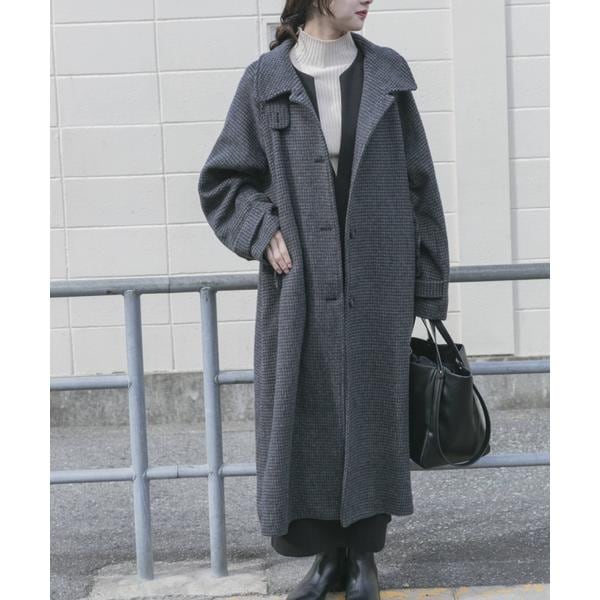アイテムズ アーバンリサーチ（ITEMS URBAN RESEARCH）/尾州ウールスタンドカラーコート